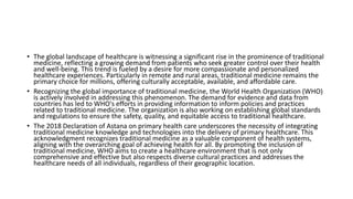 Traditional medicine and safety of traditional medicine.pptx | Holistic ...