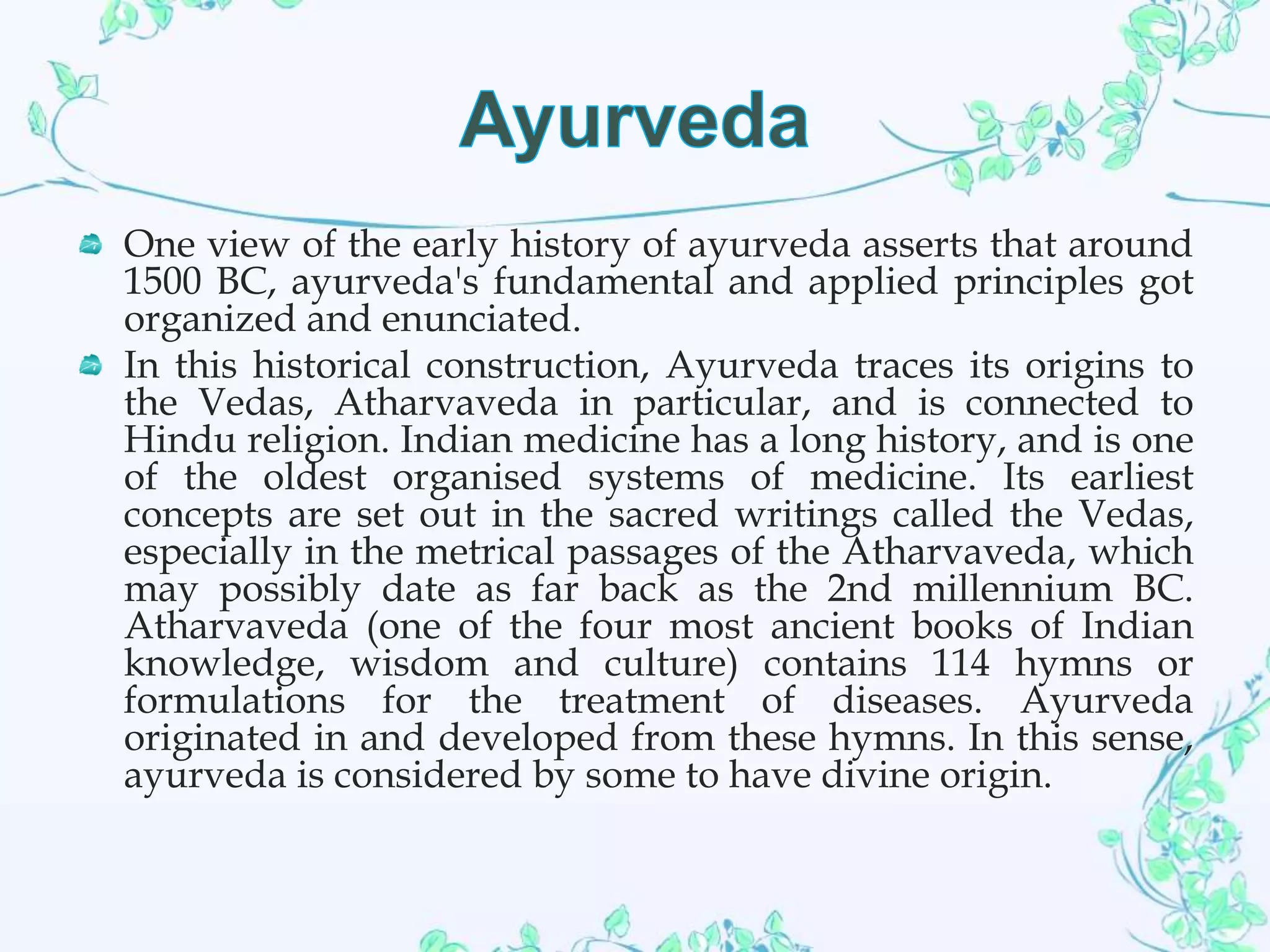 Traditional medicine of india | PPTX