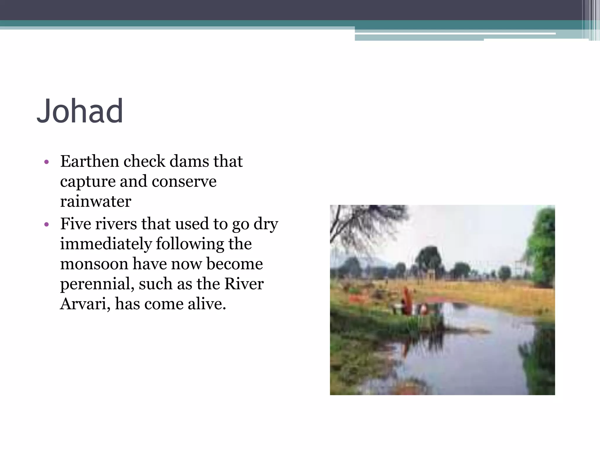 Traditional methods of rain water harvesting | PPTX