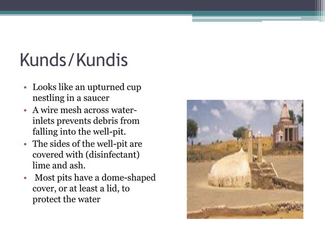Traditional methods of rain water harvesting | PPTX | Geology | Science