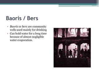 Traditional methods of rain water harvesting | PPTX