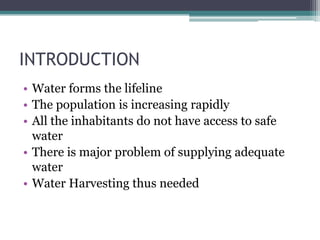 Traditional methods of rain water harvesting | PPTX