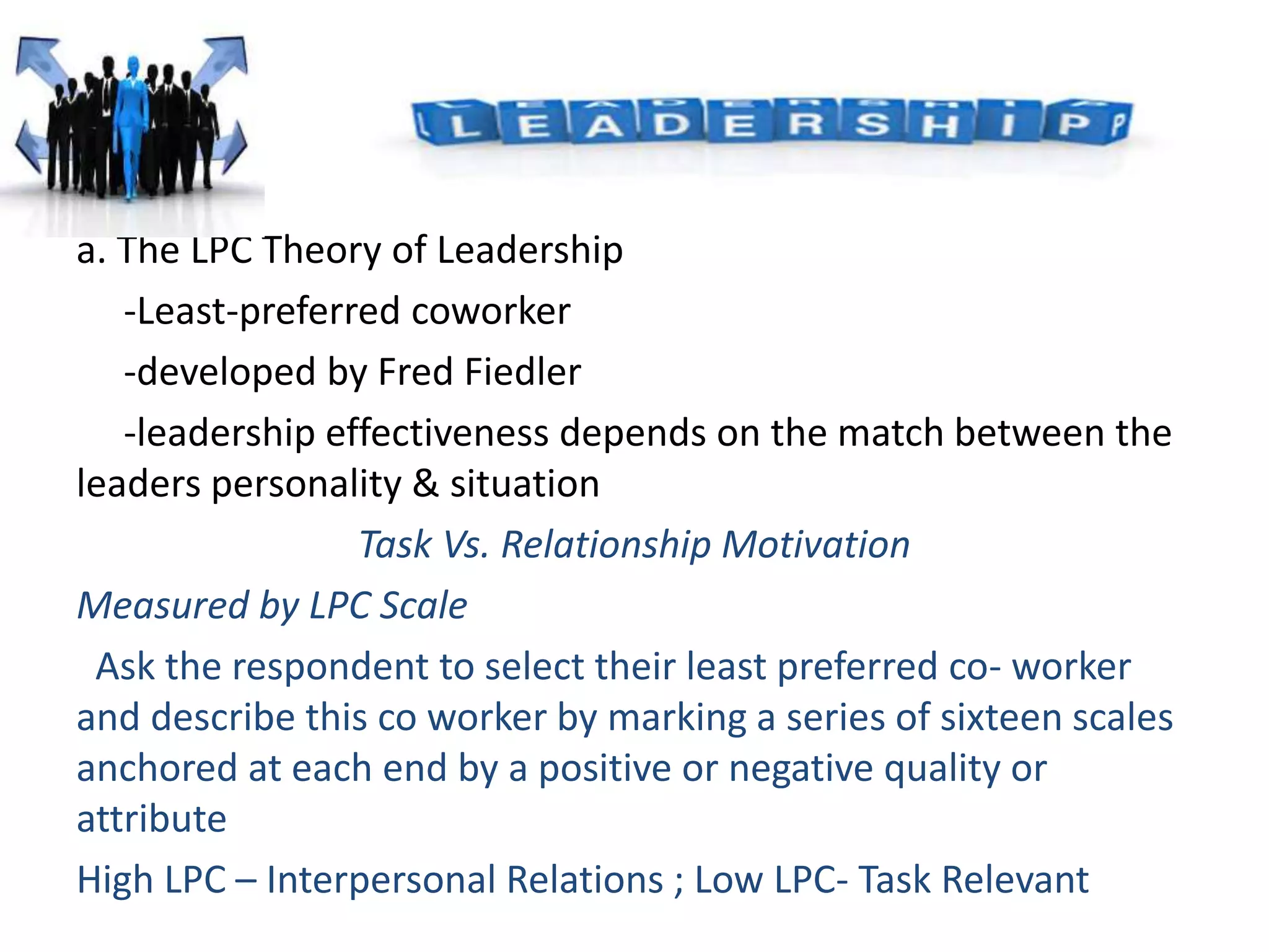Traditional Models for Understanding Leadership | PPTX