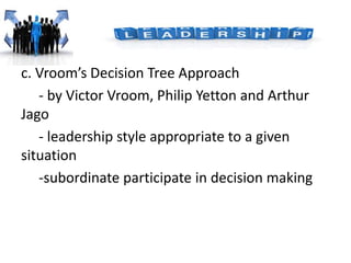 Traditional Models for Understanding Leadership | PPTX