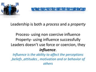 Traditional Models for Understanding Leadership | PPTX