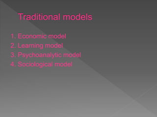 Traditional models of Consumer Behaviour | PPTX