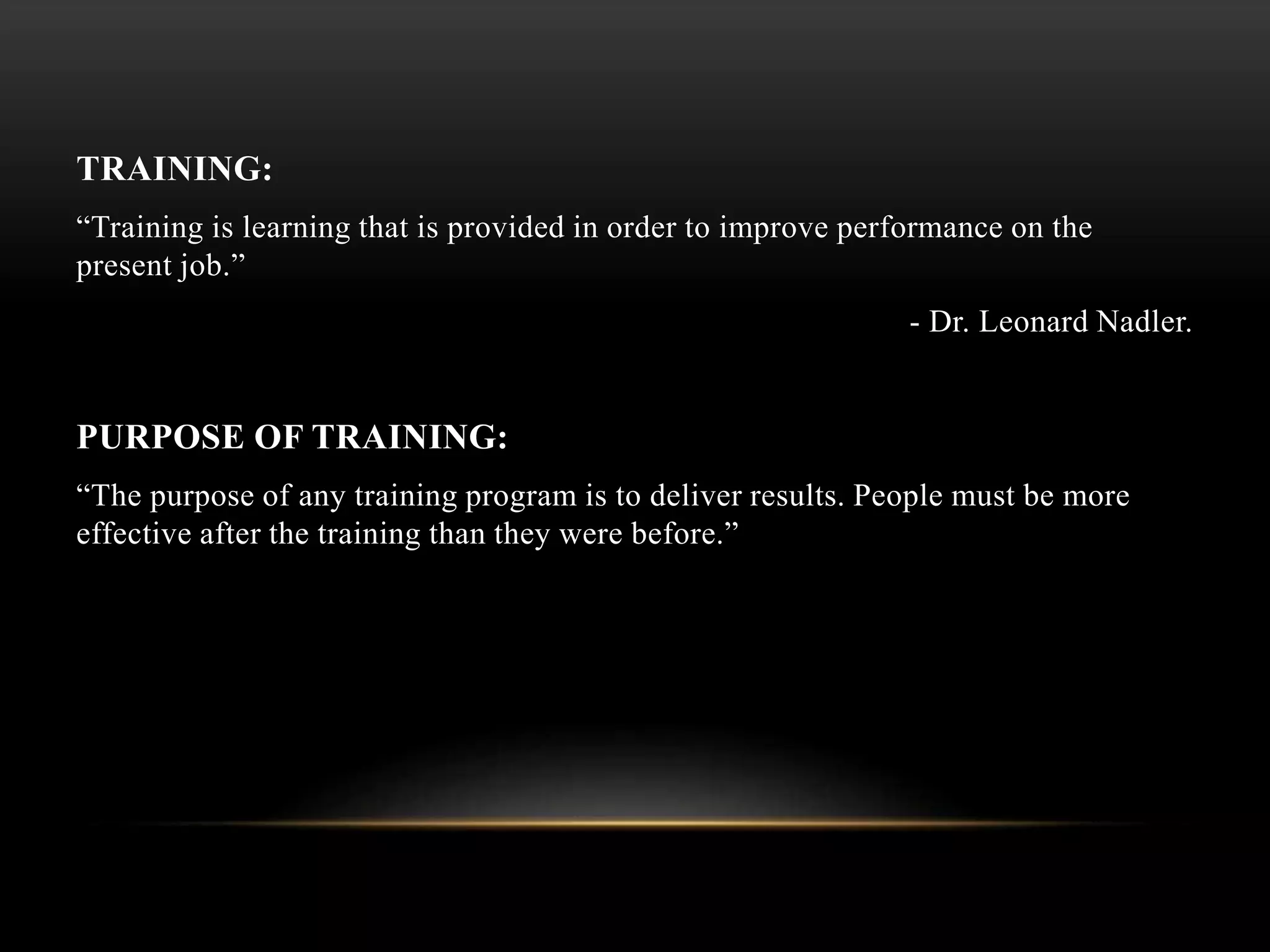 Traditional & Modern methods of training | PPTX