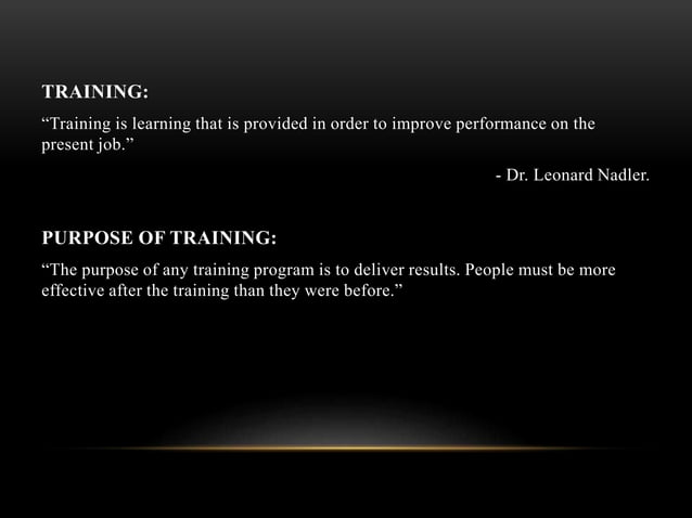Traditional & Modern methods of training | PPTX