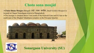 Traditional mosque in bangladesh presentation | PPTX