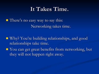 Traditional & online networking | PPT