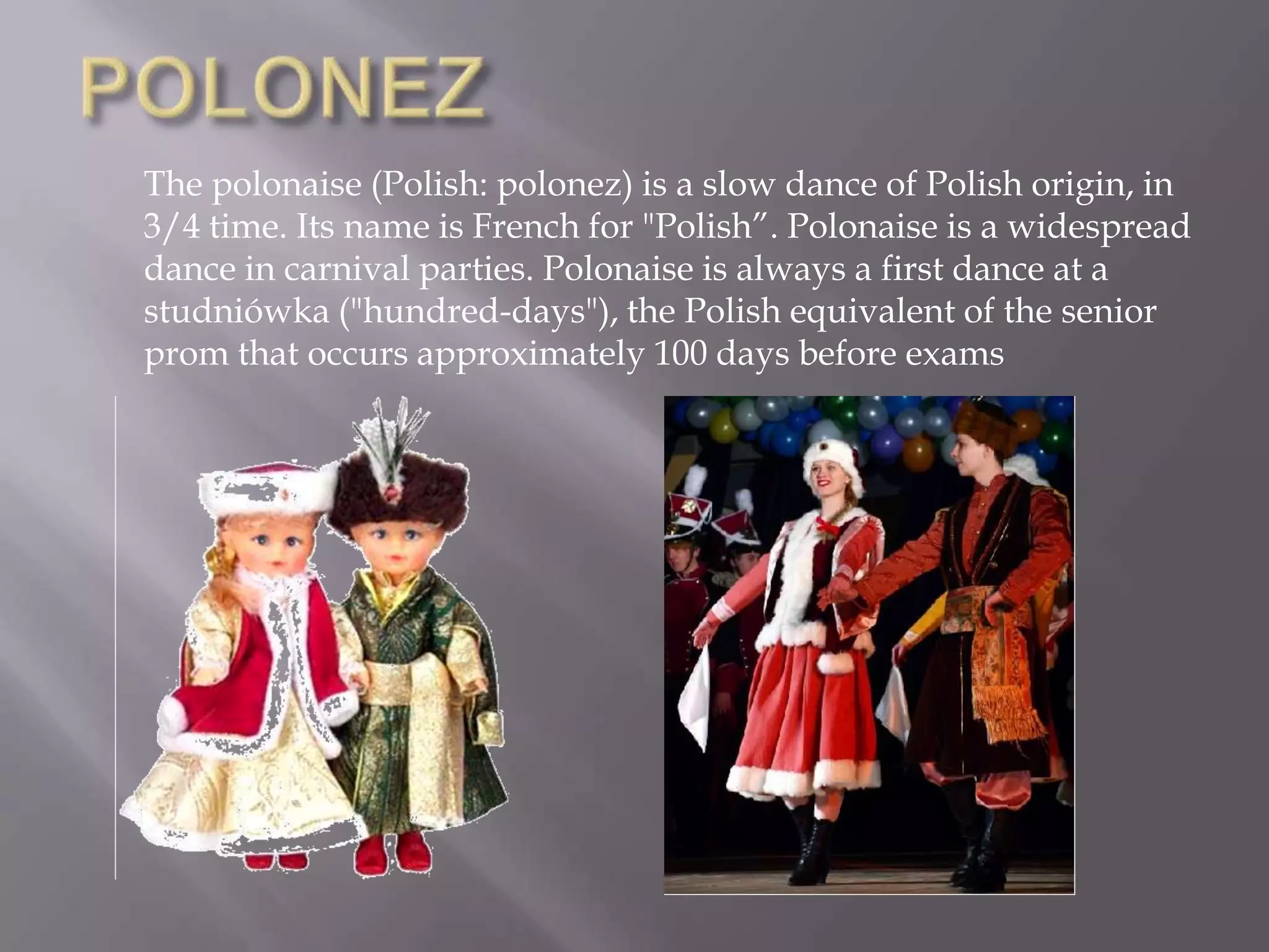 Traditional polish dances presentation | PPTX