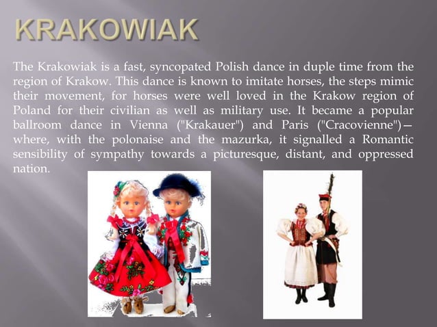 Traditional polish dances presentation | PPTX | Music | Entertainment