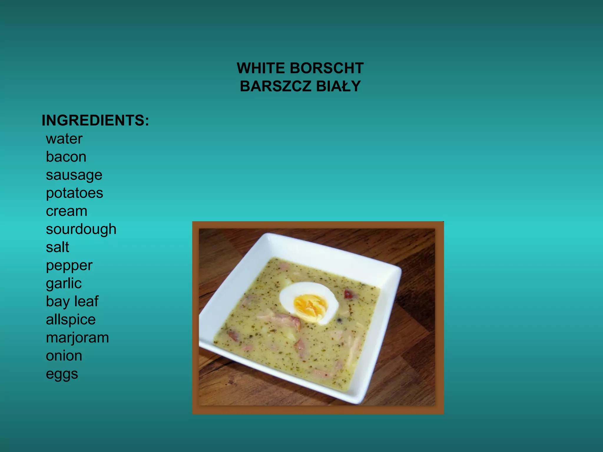 Traditional Polish dinner | PPS