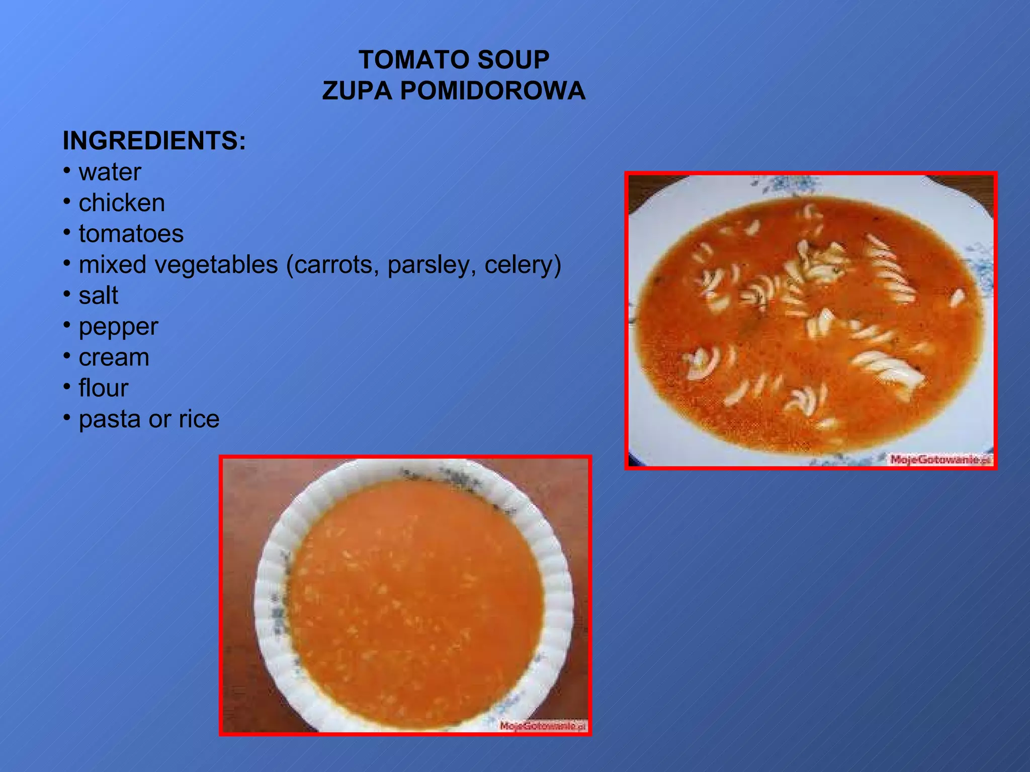 Traditional Polish dinner | PPS