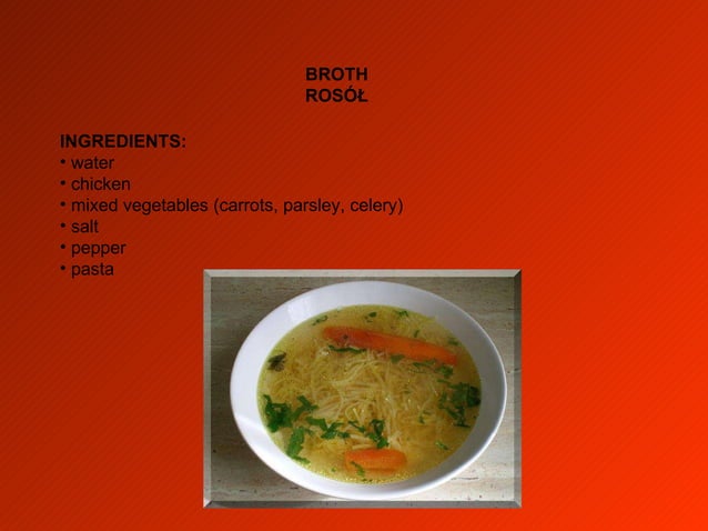 Traditional Polish dinner | PPT