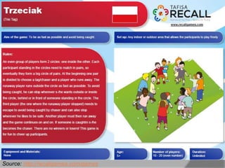 Traditional polish sports and games in theory | PPTX