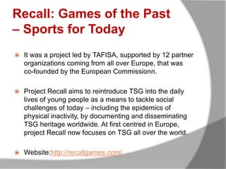 Traditional polish sports and games in theory | PPTX