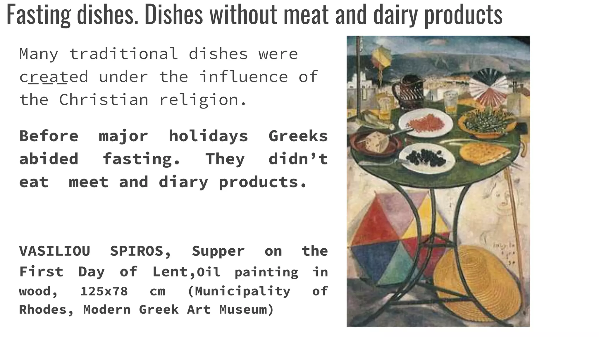 Traditional presentation styles of food | PPT