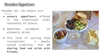 Traditional presentation styles of food | PPT