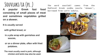 Traditional presentation styles of food | PPTX
