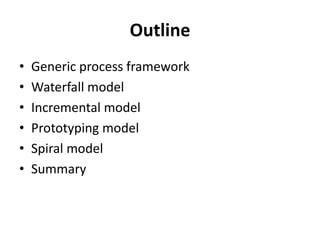 Traditional Process Models | PDF