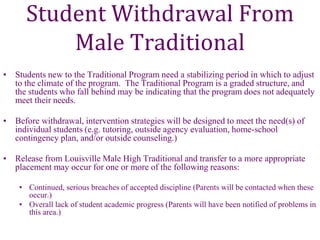 Traditional program | PPTX