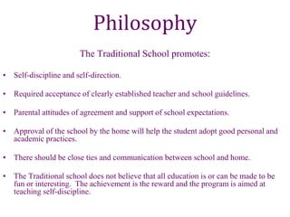 Traditional program | PPTX