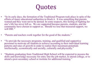 Traditional program | PPTX