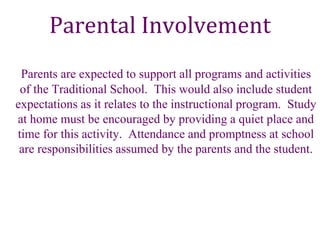 Traditional program | PPTX