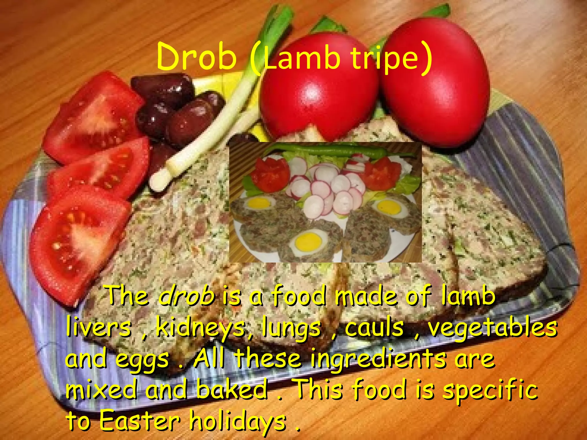 Traditional romanian food | PPT