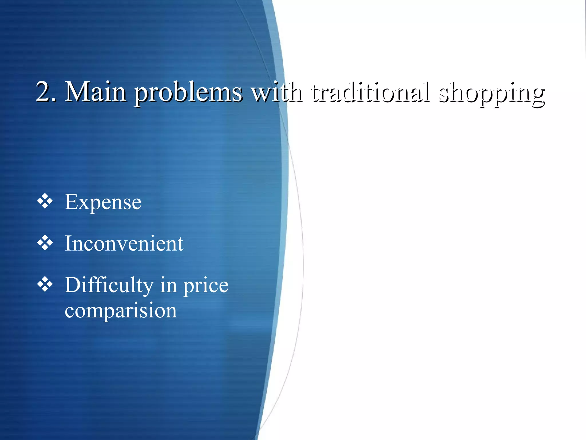 The impact of e-commerce on traditional shopping | PPT