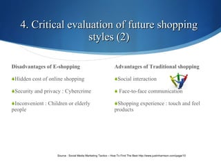 The impact of e-commerce on traditional shopping | PPT
