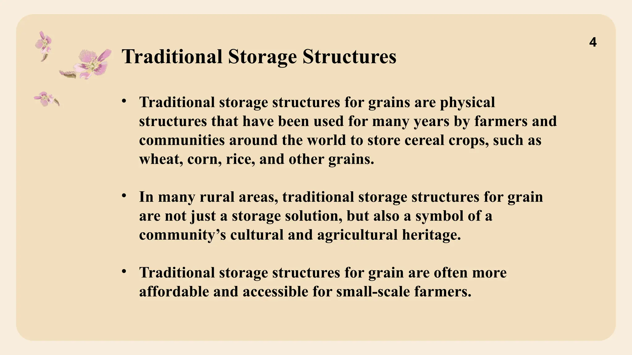 Traditional Storage structures in India and Tamilnadu | PPT