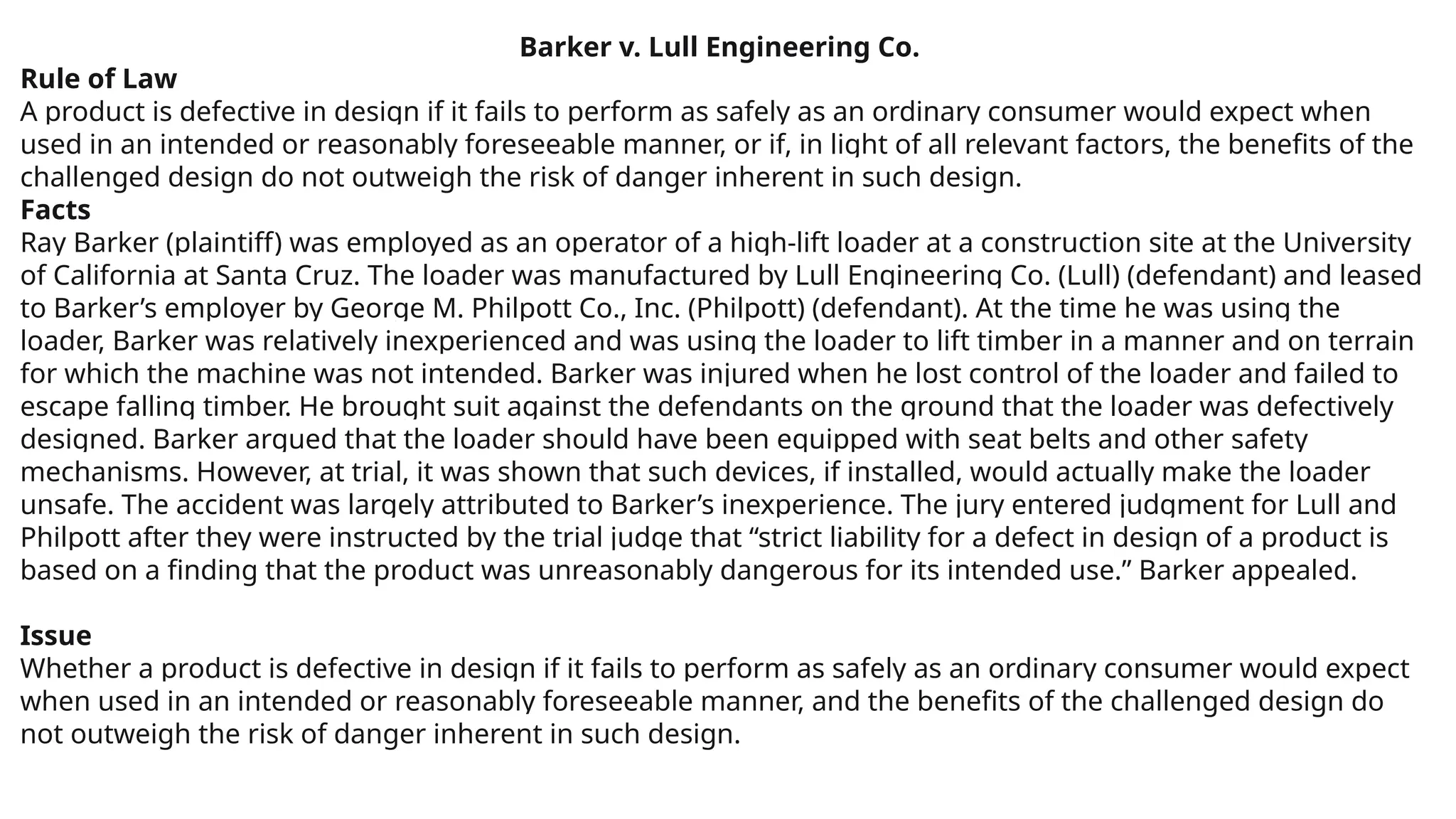 Traditional Strict Liability - for Defective Products.pptx