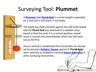 Traditional surveying techniques (introduction to civil engineering) | PPTX