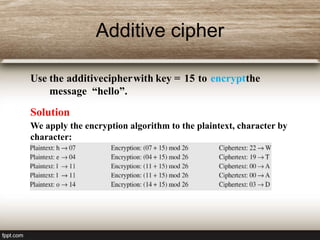 Traditional symmetric-key cipher | PPT