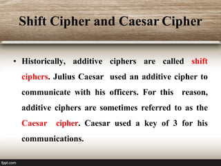 Traditional symmetric-key cipher | PPT