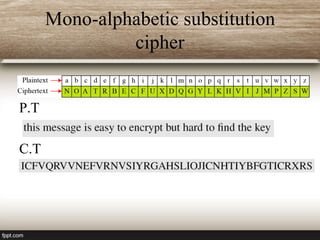 Traditional symmetric-key cipher | PPT