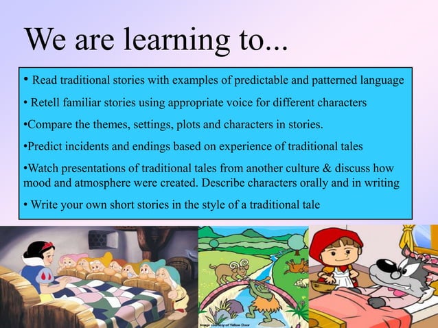 Traditional tales lesson 1 ppt | PPT