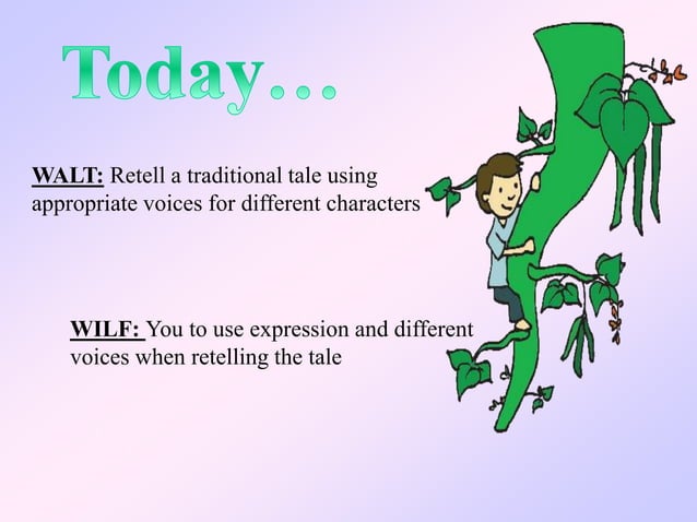 Traditional tales lesson 1 ppt | PPT