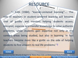 Traditional Teaching Method vs Now | PPSX