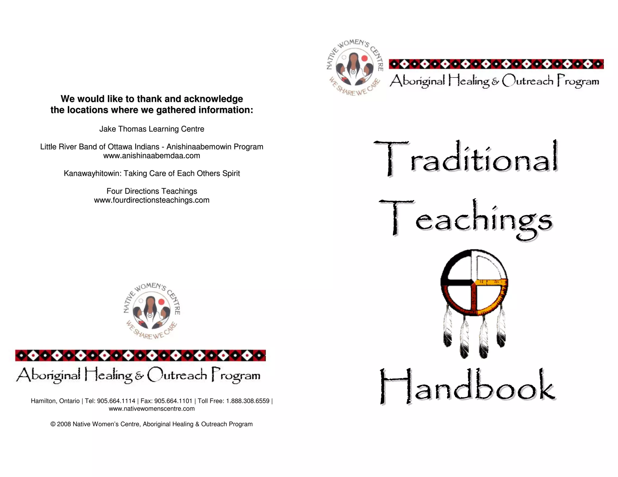 Traditional Teachings | PDF
