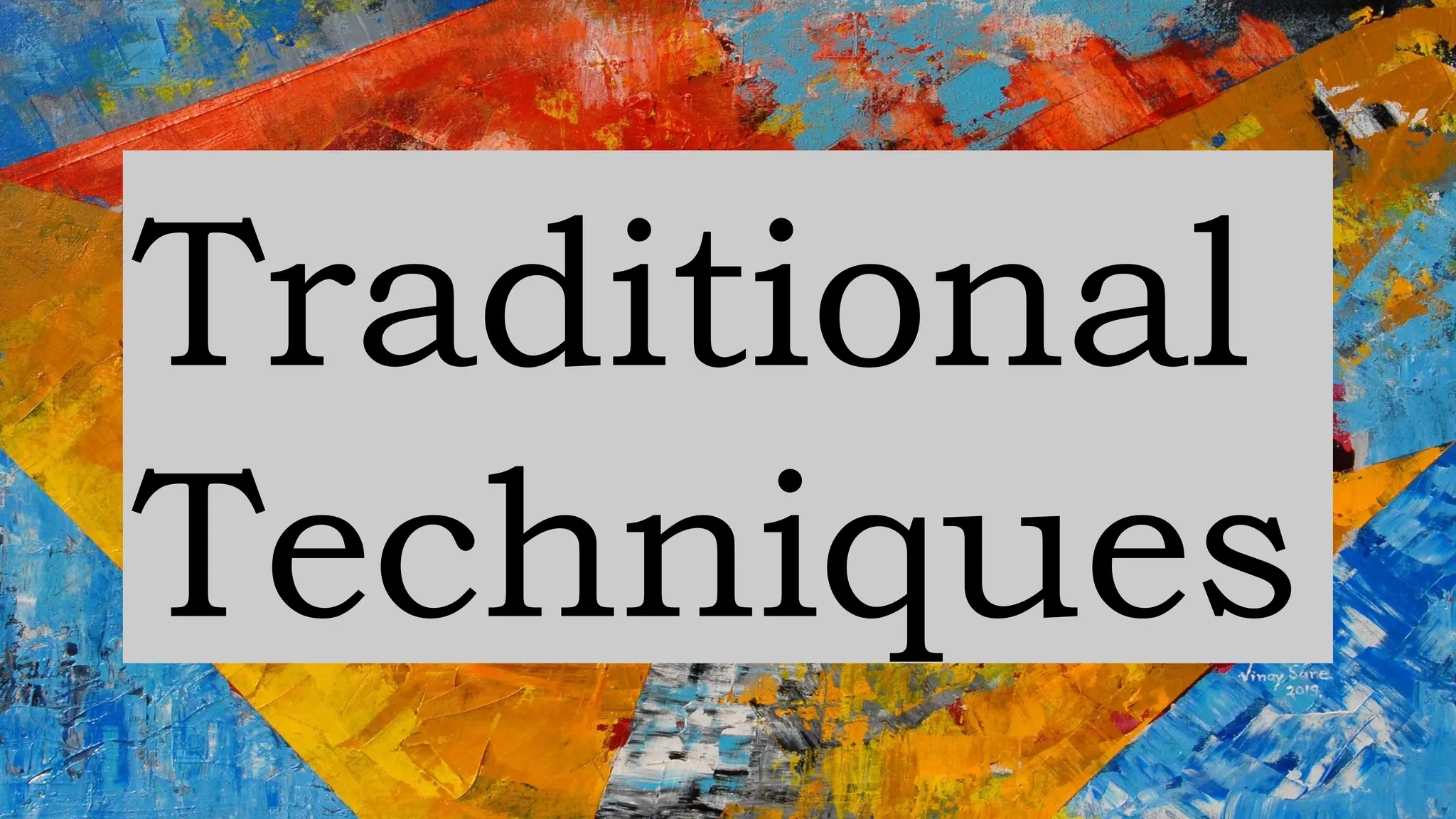 Traditional Technique used in Philippine Contemporary Art.pptx