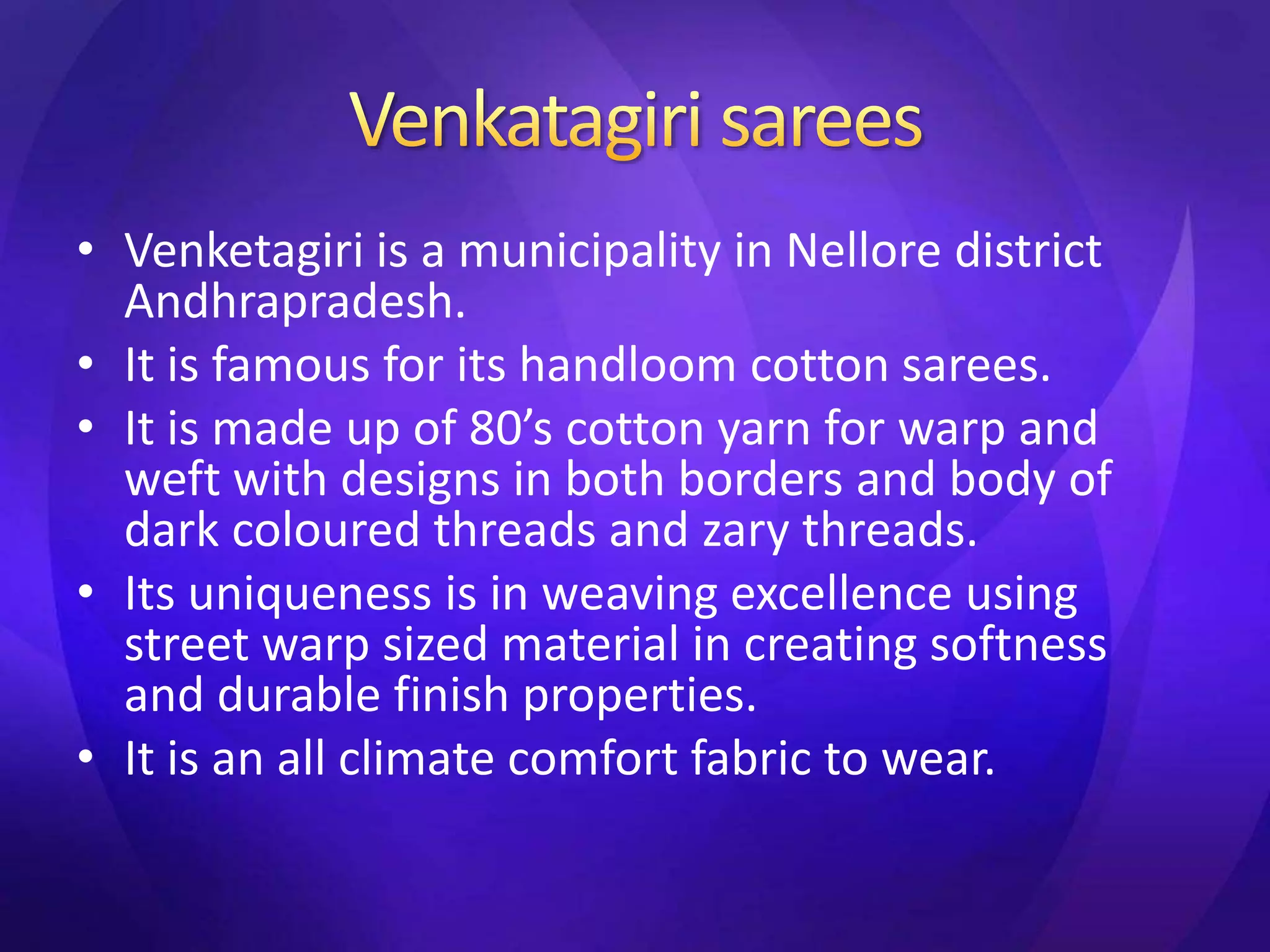 Traditional textiles of india | PPTX