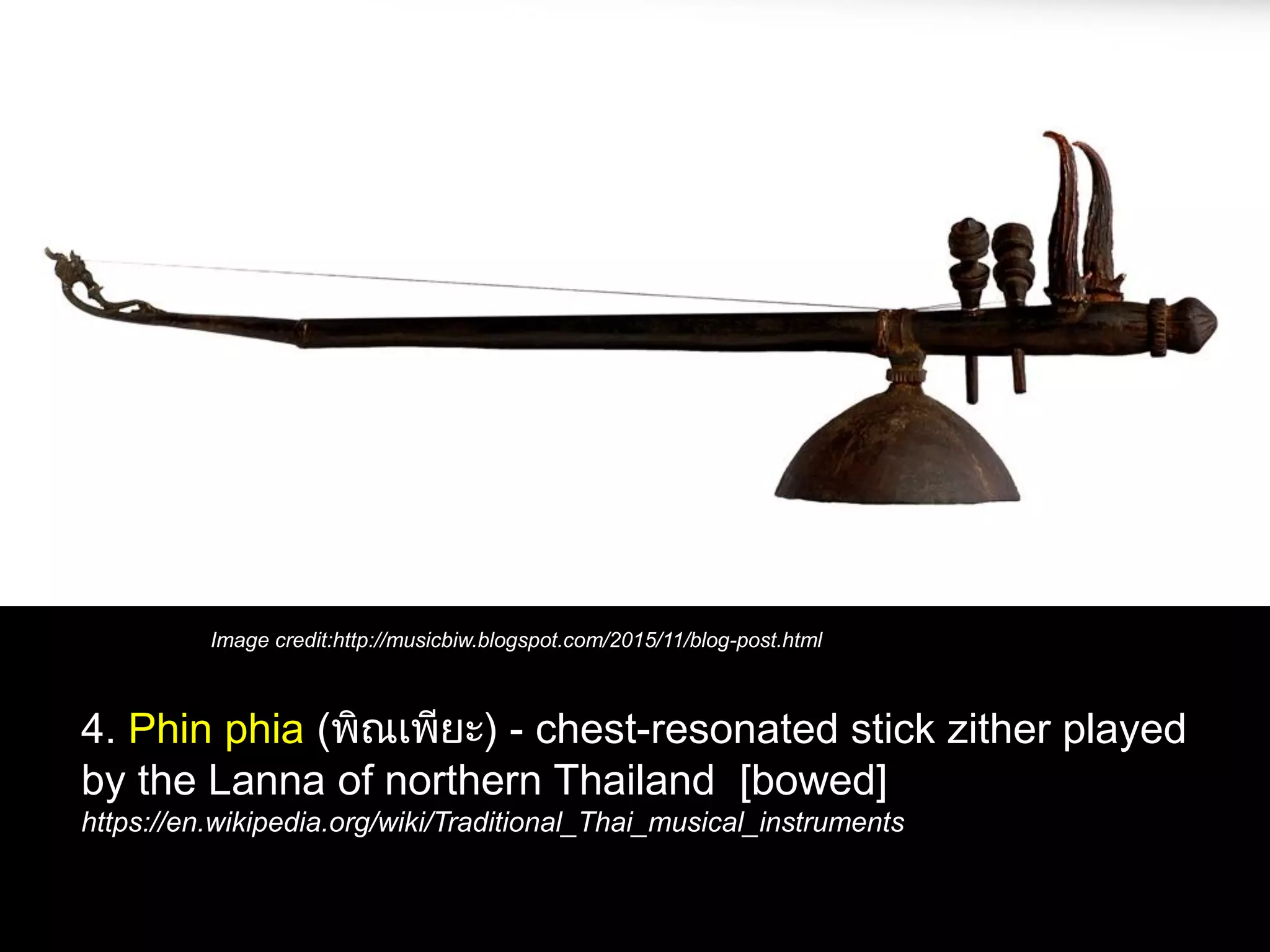 Traditional Thai Musical Instruments (1/ 2) | PDF