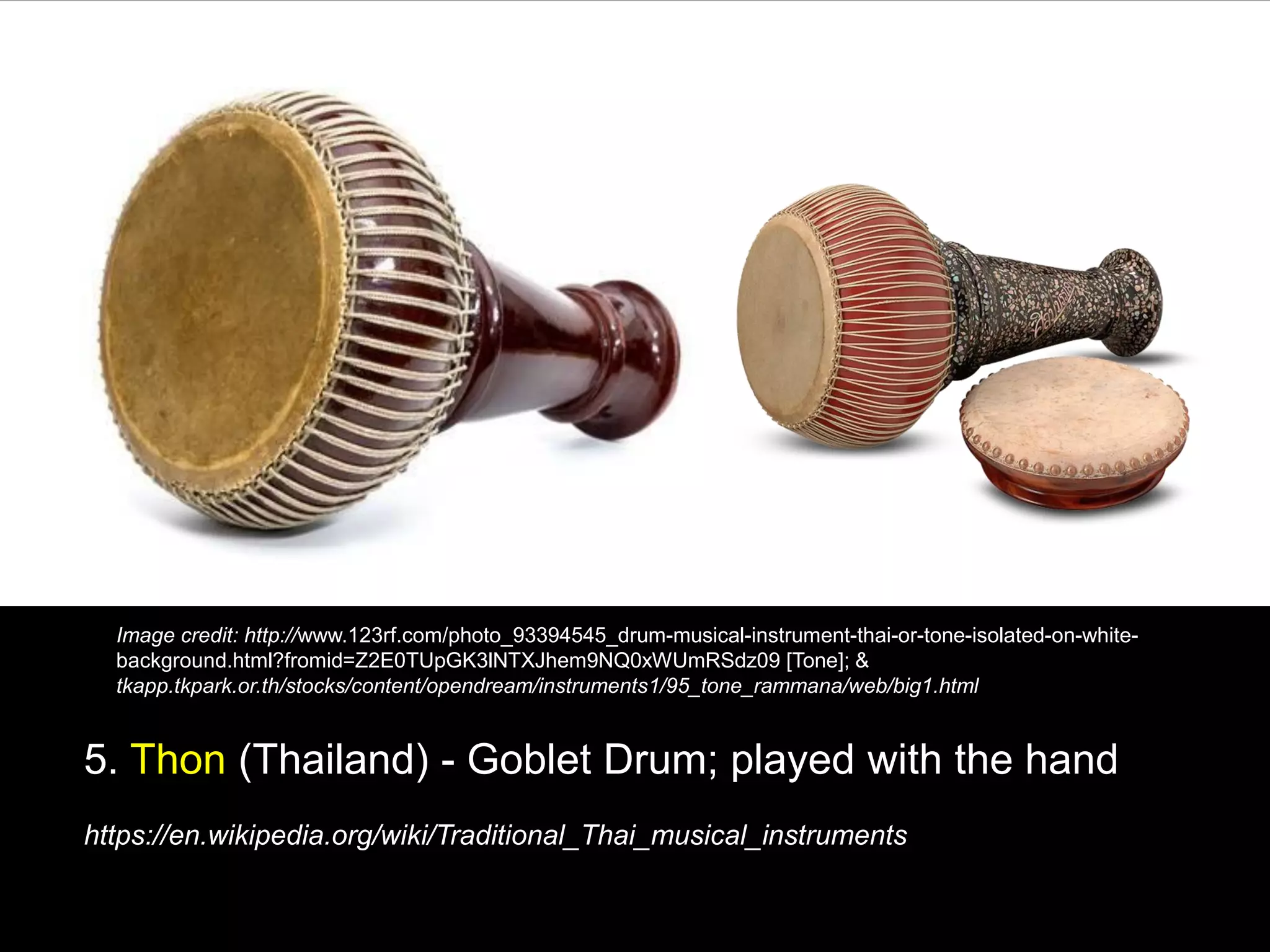 Traditional Thai Musical Instruments (1/ 2) | PDF
