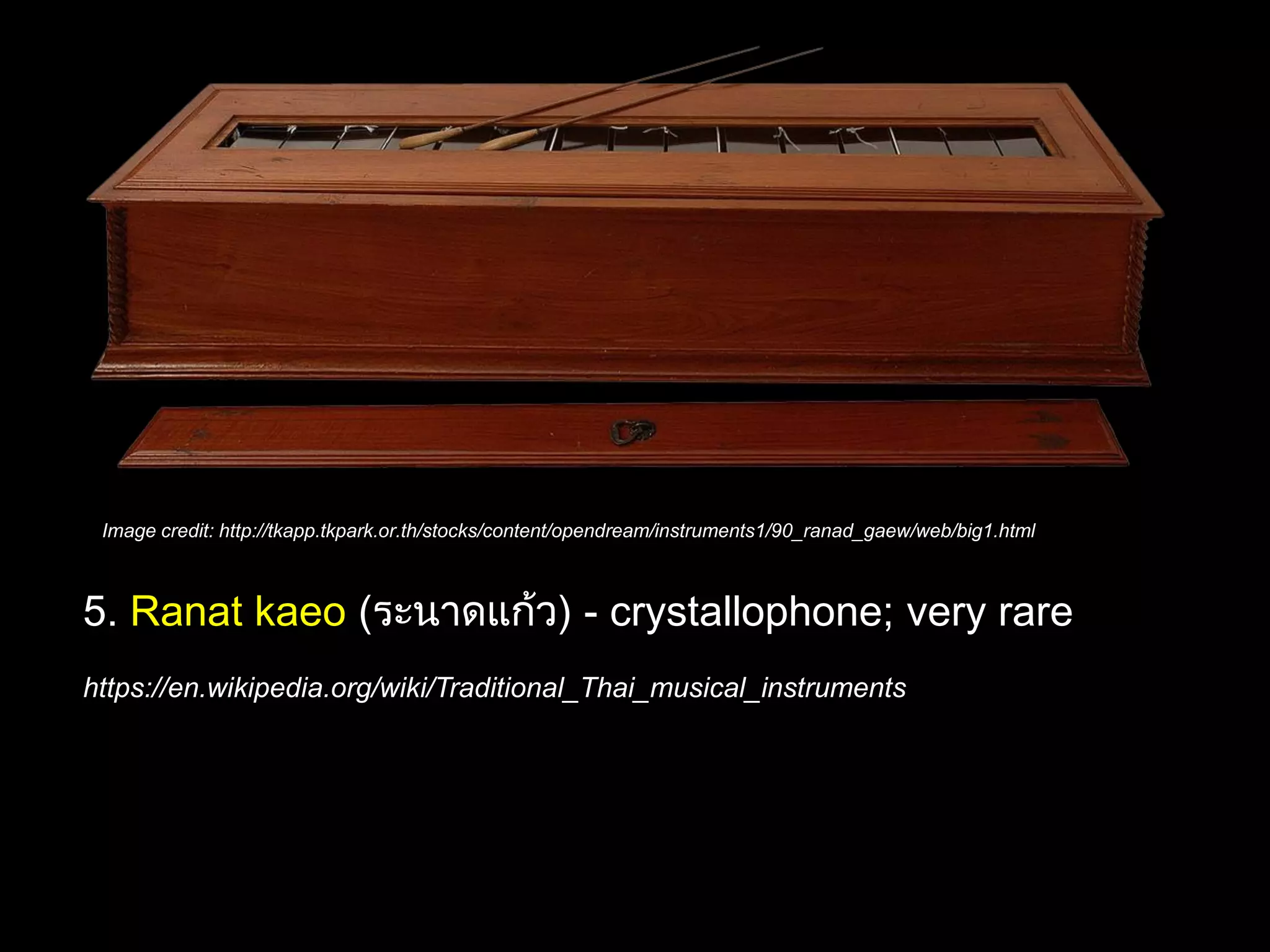 Traditional Thai Musical Instrument 2/2 | PDF