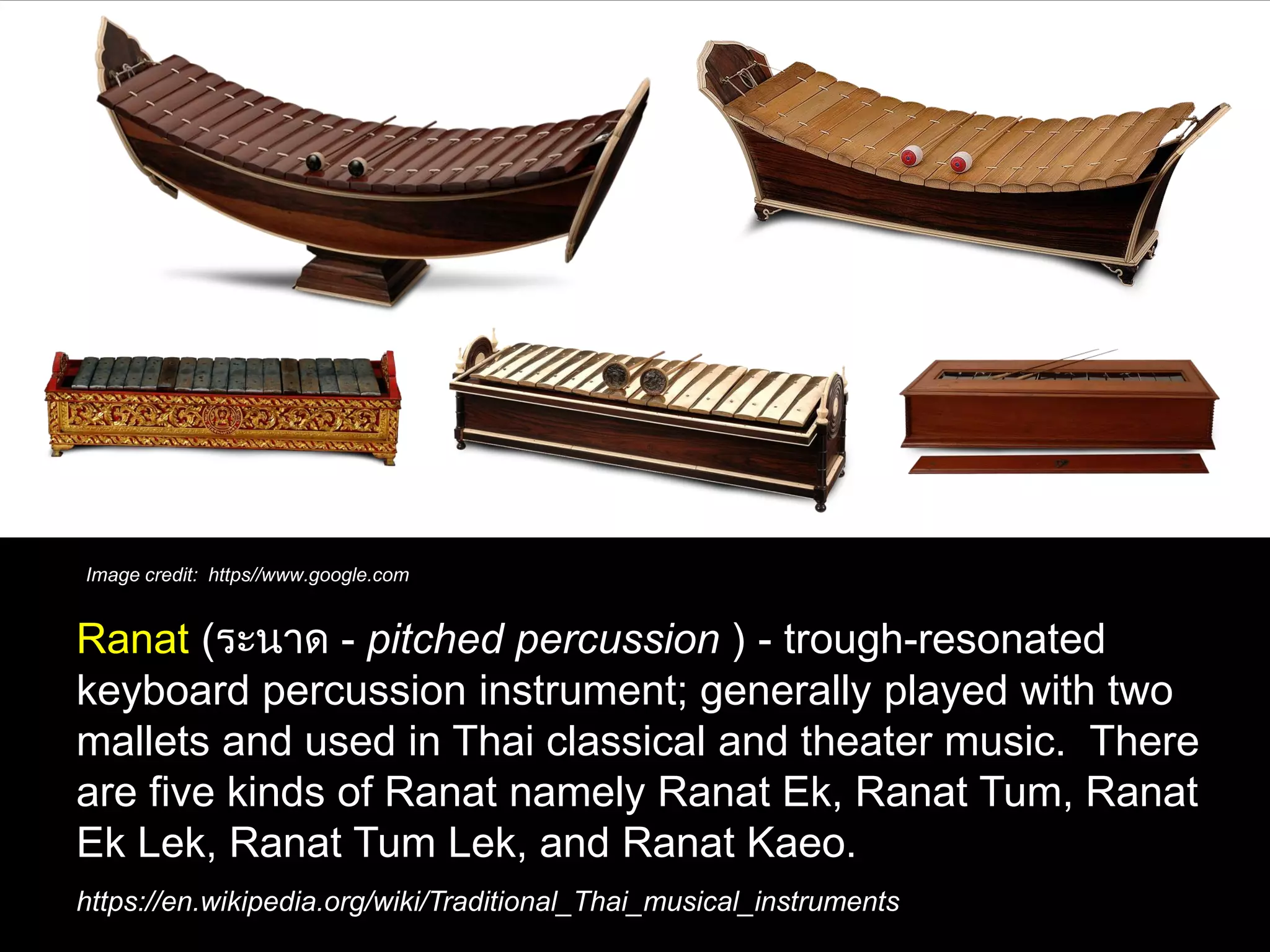 Traditional Thai Musical Instrument 2/2 | PDF