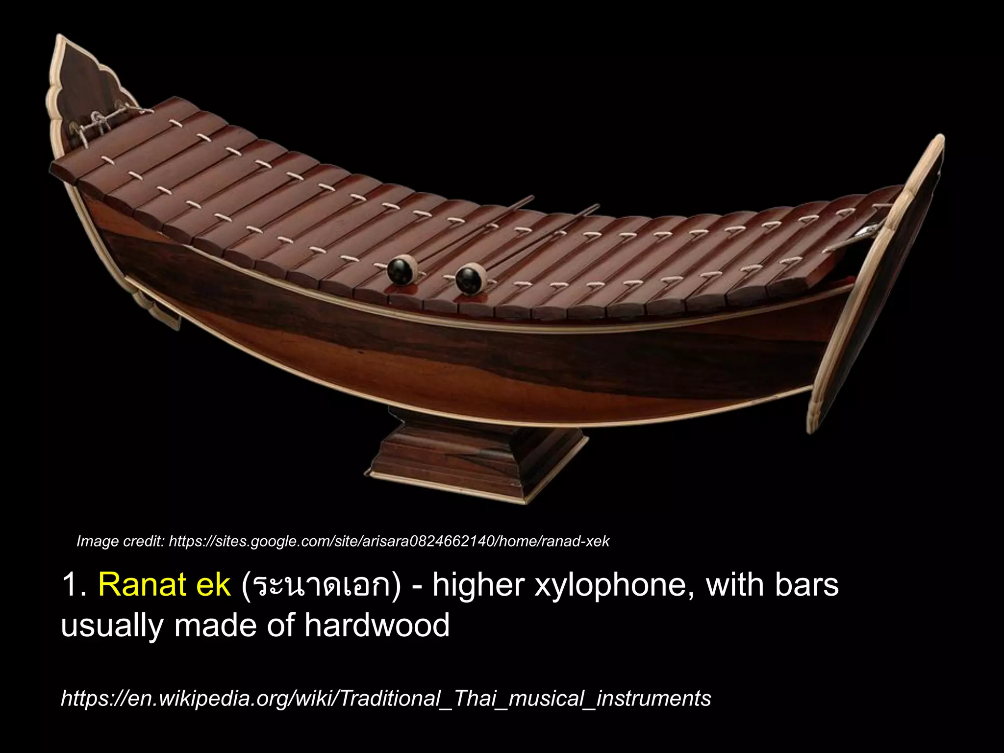 Traditional Thai Musical Instrument 2/2 | PDF