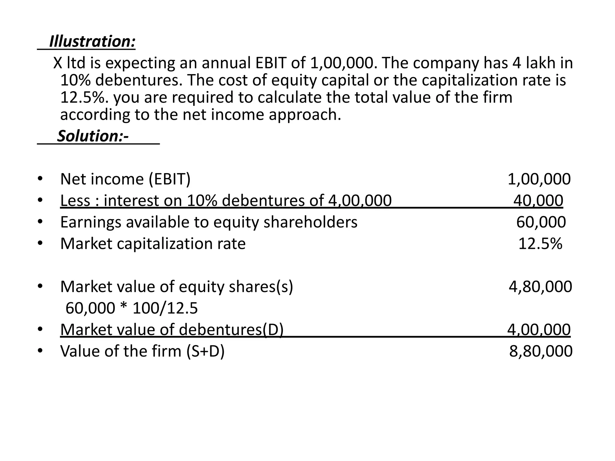 Traditional theory of capital structure | PPTX